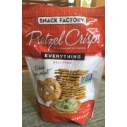 Snack Factory Crackers, Pretzel Crisps, Deli Style: Calories, Nutrition ...