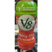 V8 Vegetable Juice, Spicy Hot: Calories, Nutrition Analysis & More ...
