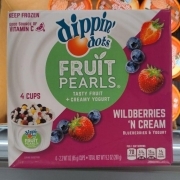 Dippin' Dots Fruit Pearls, Blueberries & Yogurt, Wildberries, 'N Cream ...