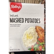 Raley's Potatoes, Mashed, Instant: Calories, Nutrition Analysis & More ...