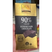 Four Brothers Chocolate, Belgian, Extreme Dark, Cacao 90%: Calories ...