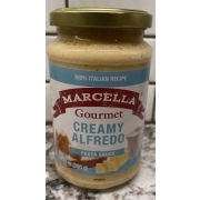 Marcella Pasta Sauce, Alfredo, Creamy, Gourmet: Calories, Nutrition ...