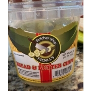 Butcher Shop Pickles Bread & Butter Chips: Calories, Nutrition Analysis ...