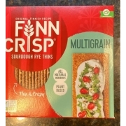 Finn Crisp Thin Crispbread, Multigrain, Sourdough Rye: Calories ...