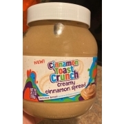 Cinnamon Toast Crunch Cinnamon Spread, Creamy: Calories, Nutrition ...