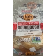 Izzio Artisan Bakery Bread, Sourdough, Rustic Potato: Calories ...