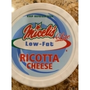 Miceli's Lite Cheese,Ricotta Low-Fat: Calories, Nutrition Analysis ...