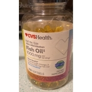 CVS Health Softgels, Fish Oil: Calories, Nutrition Analysis & More ...