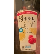 Simply Light Lemonade, With Raspberry: Calories, Nutrition Analysis ...