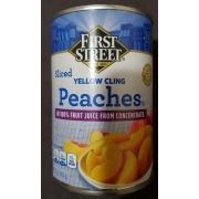 First Street Peaches, Canned: Calories, Nutrition Analysis & More ...