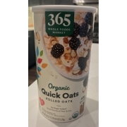 365 Everyday Value Quick Oats, Organic: Calories, Nutrition Analysis ...