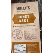 Molly's Bake House Cake, Honey: Calories, Nutrition Analysis & More ...