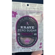 Krave Beef Cuts, BBQ Seasoned, Sonoma Style, Zero Sugar: Calories ...
