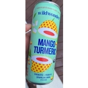 wildwonder Sparkling Drink, Prebiotic + Probiotic, Mango Turmeric, Canned: Calories, Nutrition ...