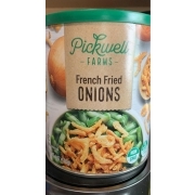 Pickwell Farms French Fried Onions, Canned: Calories, Nutrition ...