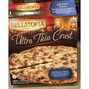 Bellatoria Pizza, Ultra Thin Crust, Sausage Italia: Calories, Nutrition ...