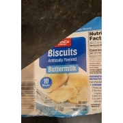 WinCo Foods Biscuits, Butter Milk: Calories, Nutrition Analysis & More ...