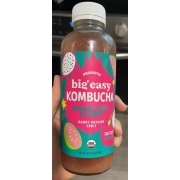 Big Easy Kombucha, Dragon Fruit & Guava, Probiotic: Calories, Nutrition ...