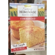 Fleischmann's Baking Mix, Simply Homemade, Cornbread: Calories ...