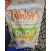 Whisps Cheese Crisps, Cheddar & Parmesan, Duos: Calories, Nutrition ...