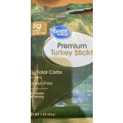 Great Value Turkey Sticks, Premium: Calories, Nutrition Analysis & More ...