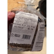 Harris Teeter Bread, Pumpernickel Loaf, Sliced: Calories, Nutrition ...