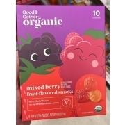 Good & Gather Snack, Fruit-Flavored, Mixed Berry: Calories, Nutrition ...