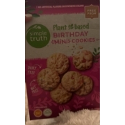 Simple Truth Cookies, Plant Based, Birthday Mini: Calories, Nutrition ...