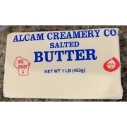 Alcam Creamery Co Butter, Salted, Grade A: Calories, Nutrition Analysis ...