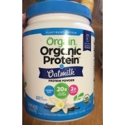 Orgain Protein Powder, Oatmilk, Vanilla Bean: Calories, Nutrition ...