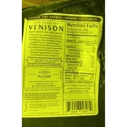 Force Of Nature Meats Venison, With Beef, Grass Fed: Calories ...