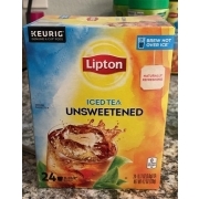Lipton Iced Tea, Unsweetened: Calories, Nutrition Analysis & More ...
