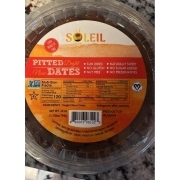 Soleil Pitted Dates: Calories, Nutrition Analysis & More | Fooducate