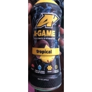 A-Game Sports Drink, Ultimate In Hydration, Tropical: Calories ...