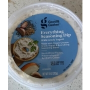 Good & Gather Everything Seasoning Dip: Calories, Nutrition Analysis ...
