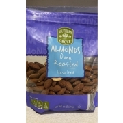 Southern Grove Almonds, Oven Roasted, Unsalted: Calories, Nutrition ...