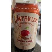 Waterloo Sparkling Water, Spiced Apple: Calories, Nutrition Analysis & More | Fooducate