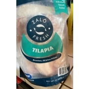 Zalo Fresh Tilapia Skinless Fillets, Boneless: Calories, Nutrition ...