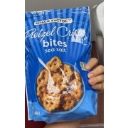 Snack Factory Pretzel Crisps Bites, Sea Salt: Calories, Nutrition ...