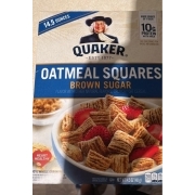Quaker Cereal, Oatmeal Squares, Brown Sugar: Calories, Nutrition ...
