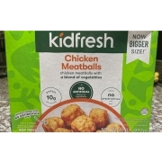 Kidfresh Meatballs, Chicken, With a Blend Of Vegetables: Calories ...