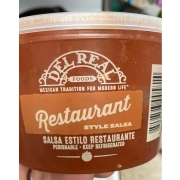 Del Real Foods Salsa, Restaurant Style: Calories, Nutrition Analysis ...