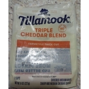 Tillamook Cheese, Triple Cheddar: Calories, Nutrition Analysis & More ...