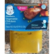 Gerber Nature Select 2nd Foods, Dinner, Vegetable Chicken Nutritious ...