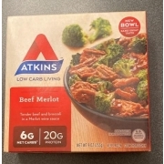 Atkins Beef Merlot: Calories, Nutrition Analysis & More | Fooducate