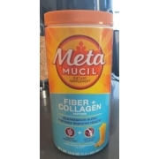 Meta Mucil Peptides, Fiber + Collagen, Orange Flavored: Calories ...