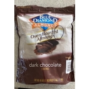 Blue Diamond Oven Roasted Almonds, Dark Chocolate Flavored: Calories ...