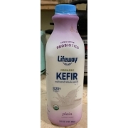 Lifeway Kefir, Cultured Milk, Whole Milk, Plain, Unsweetened: Calories ...