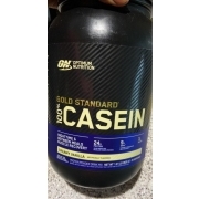 Optimum Nutrition Protein Powder, Gold Standard 100% Casein, Creamy Vanilla: Calories, Nutrition ...