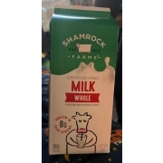 Shamrock Farms Whole Milk, Grade A: Calories, Nutrition Analysis & More ...